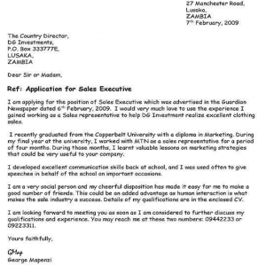 How to Write Application Letter for Job Employment (5 samples ...
